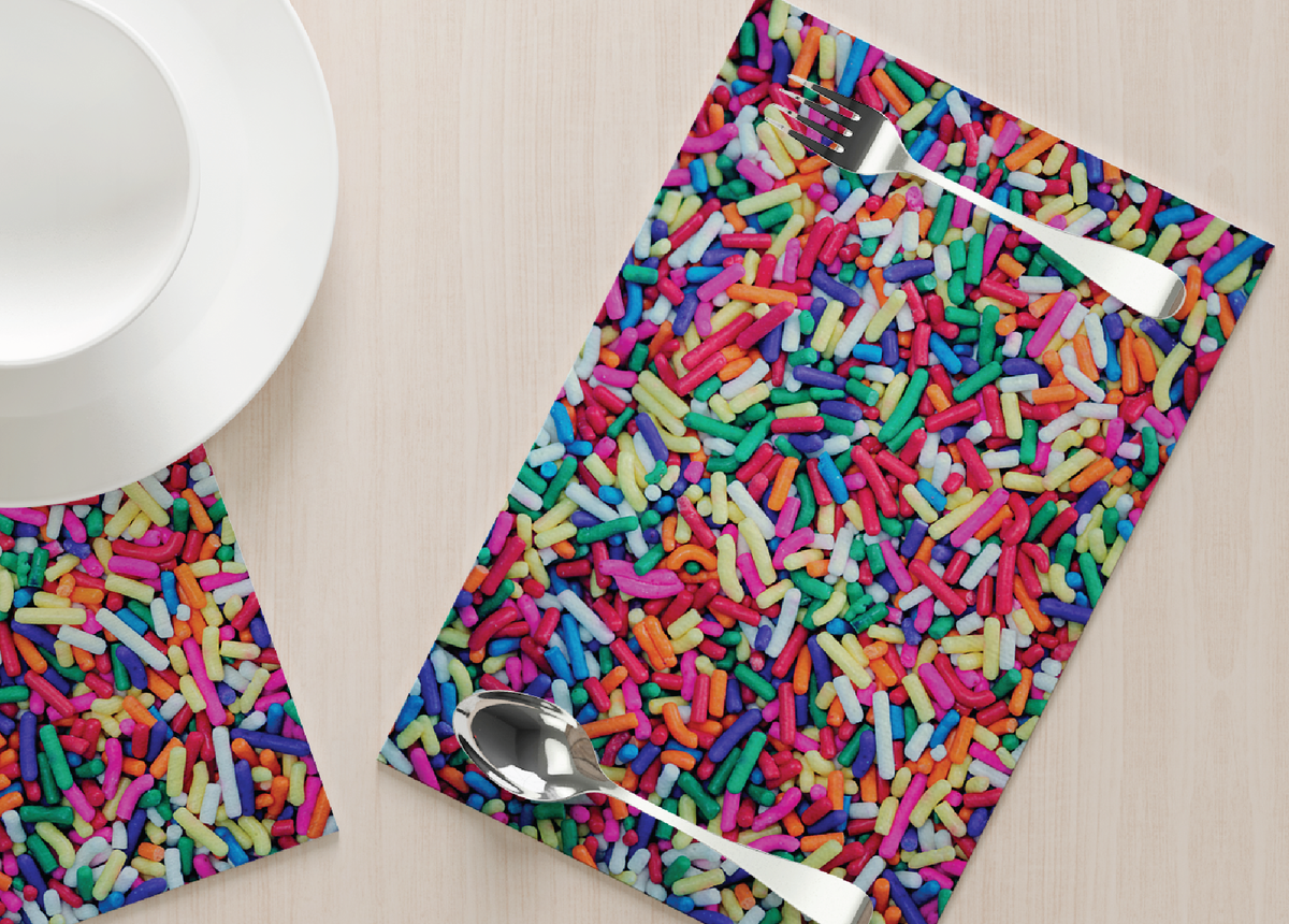 Disposable Placemats - Birthday Sprinkles – The Sweet Magnolia